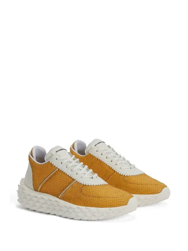 GIUSEPPE ZANOTTI Urchin Low Top Sneakers - Yellow