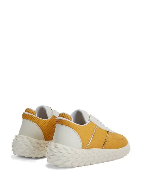 GIUSEPPE ZANOTTI Urchin Low Top Sneakers - Yellow
