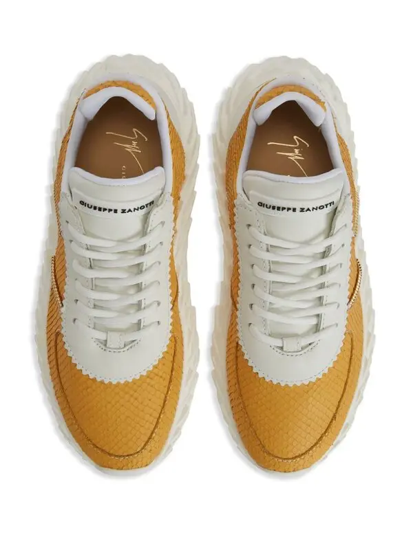 GIUSEPPE ZANOTTI Urchin Low Top Sneakers - Yellow