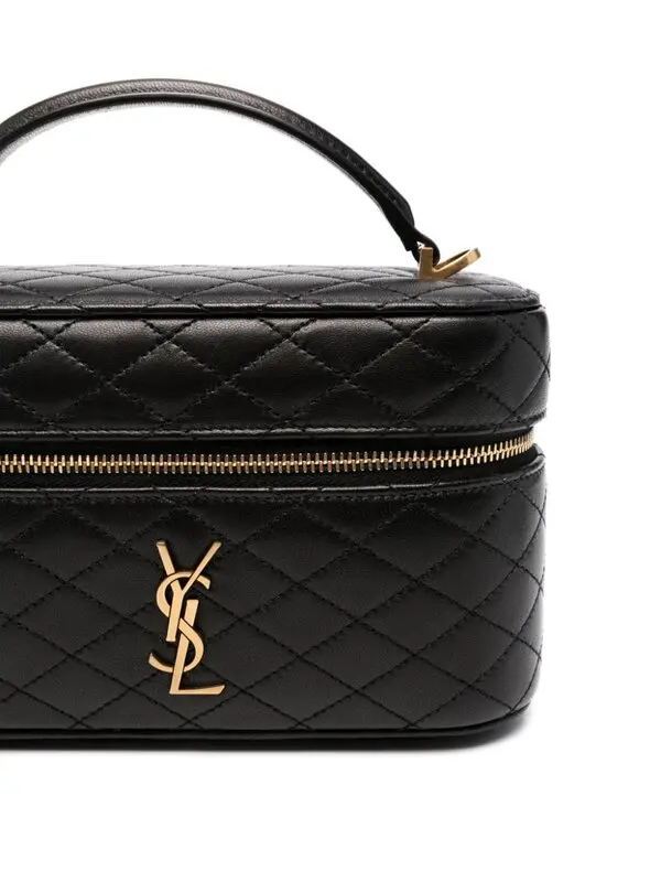 Saint Laurent Gaby Vanity Cross Body Bag - Black