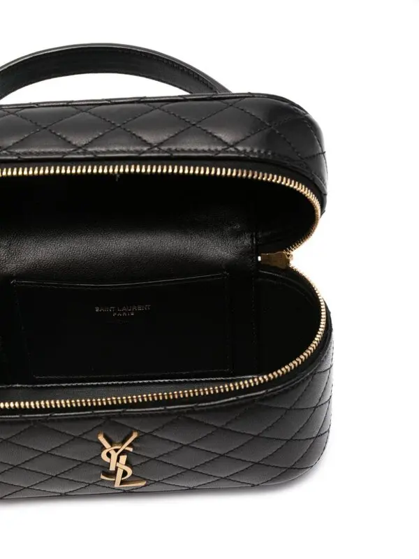 Saint Laurent Gaby Vanity Cross Body Bag - Black
