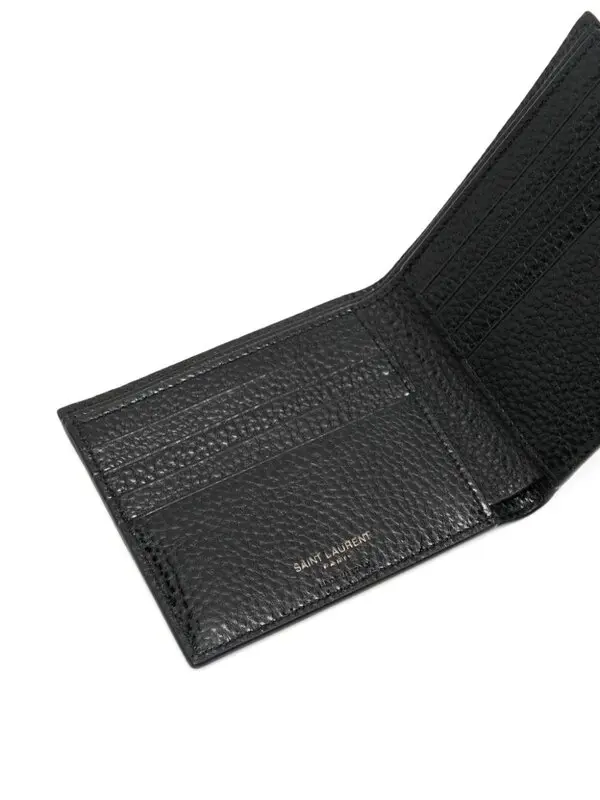 Saint Laurent Cassandre East/west Wallet - Black