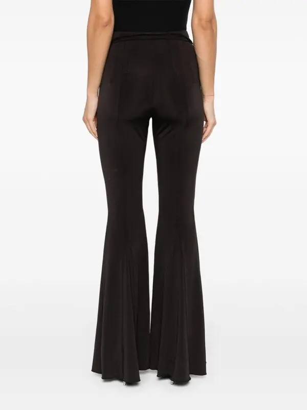 ROTATE BY BIRGER CHRISTENSEN Ruffle-detailing Flared Trousers
