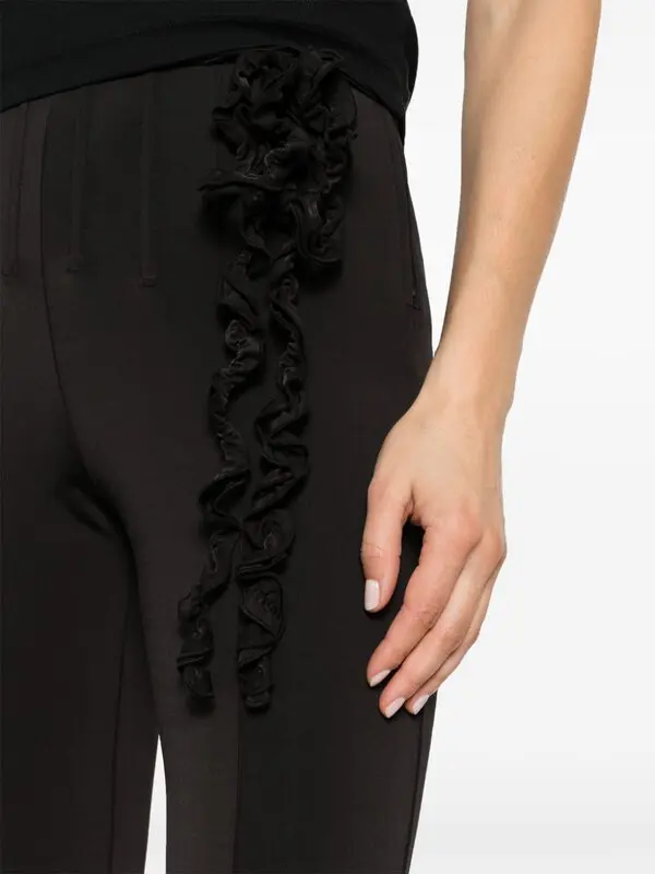 ROTATE BY BIRGER CHRISTENSEN Ruffle-detailing Flared Trousers