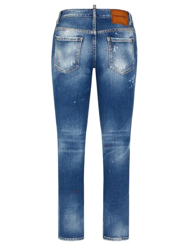 Dsquared2 Distressed Slim-leg Jeans