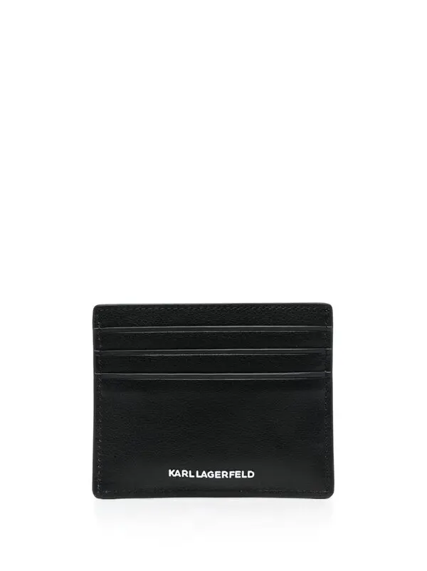 Karl Lagerfeld Ikon Leather Card Holder