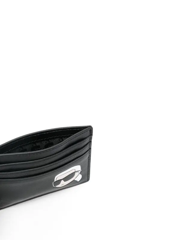 Karl Lagerfeld Ikon Leather Card Holder