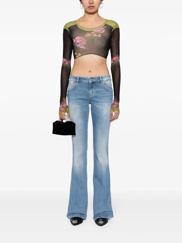 Blumarine Low-rise Bootcut Jeans