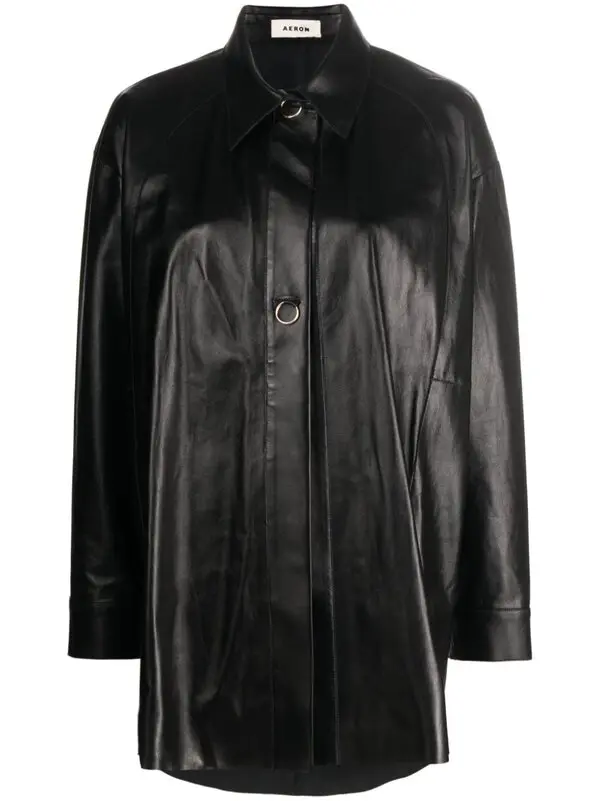 AERON Feather Leather Shirt
