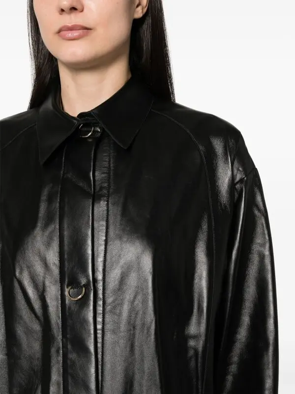 AERON Feather Leather Shirt