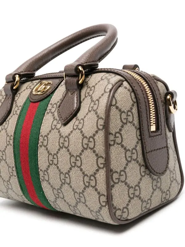 Gucci Mini Ophidia Shoulder Bag - Brown