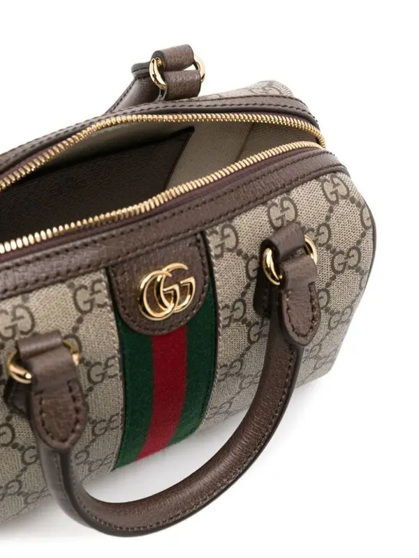 Gucci Mini Ophidia Shoulder Bag - Brown