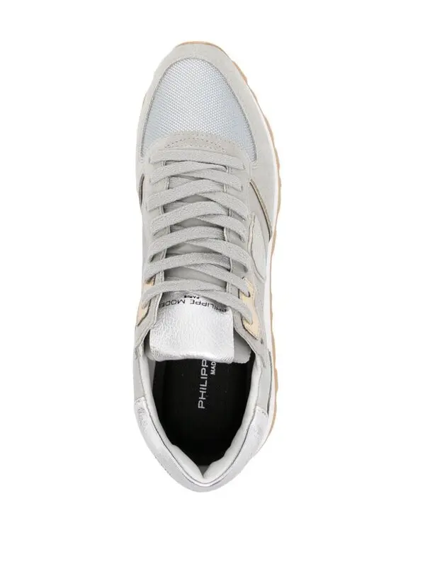 Philippe Model Tropez Haute Lace-up Sneakers - Grey
