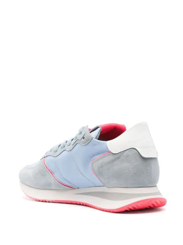 Philippe Model Tropez Lace-up Sneakers - Blue
