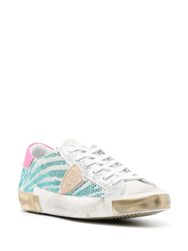 Philippe Model Logo-patch Sneakers - White