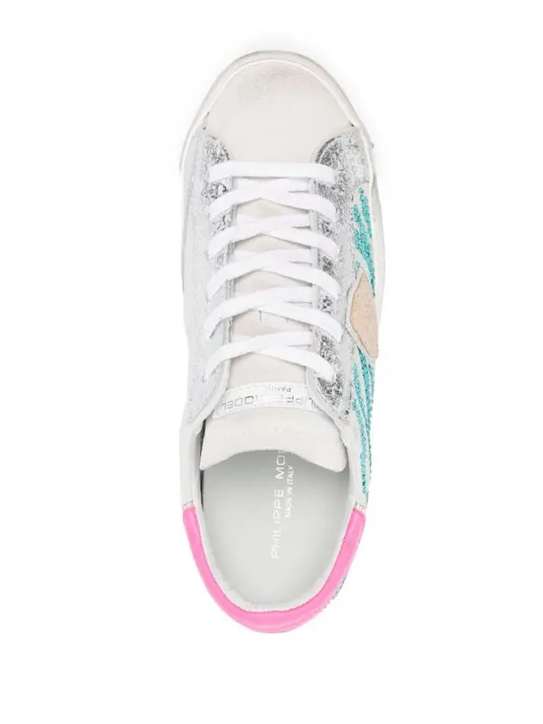 Philippe Model Logo-patch Sneakers - White