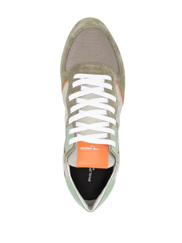 Philippe Model Tropez Lace-up Sneakers - Green