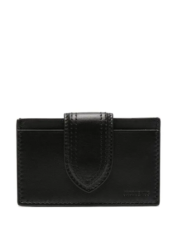 Jacquemus Le Bambino Leather Cardholder - Black