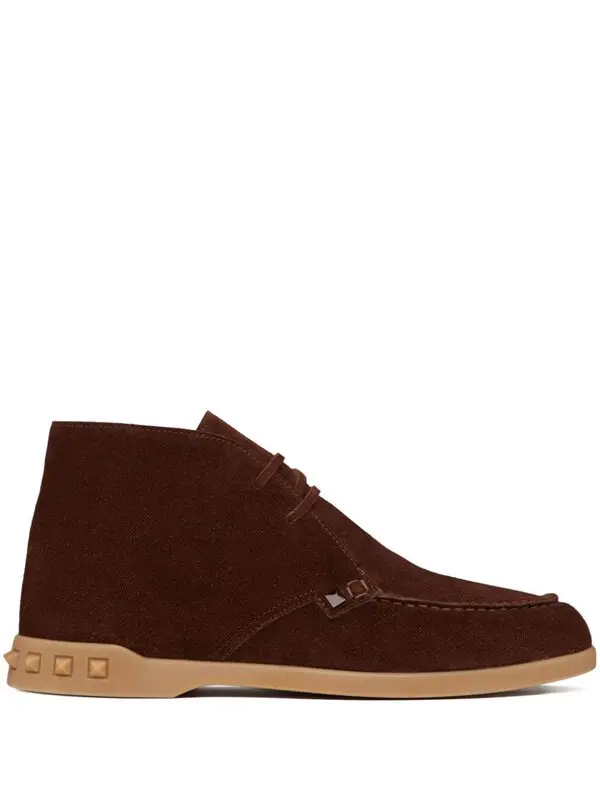 Valentino Garavani Leisure Flows Suede Desert Boots