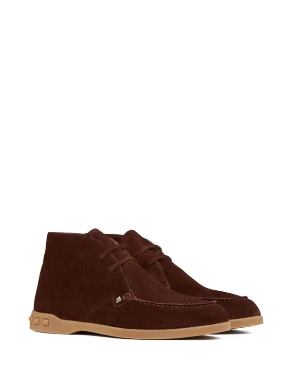 Valentino Garavani Leisure Flows Suede Desert Boots