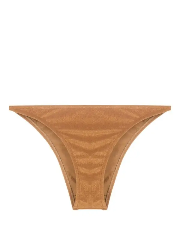 LENNY NIEMEYER Textured Bikini Bottom - Brown