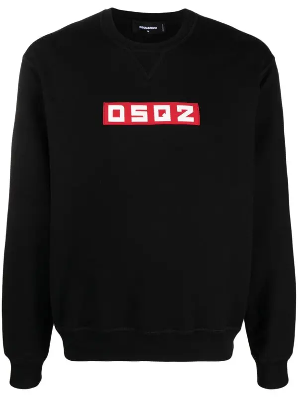 Dsquared2 Logo-patch Cotton Sweatshirt