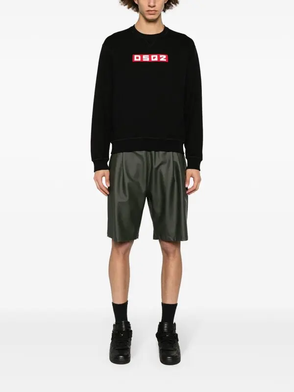 Dsquared2 Logo-patch Cotton Sweatshirt