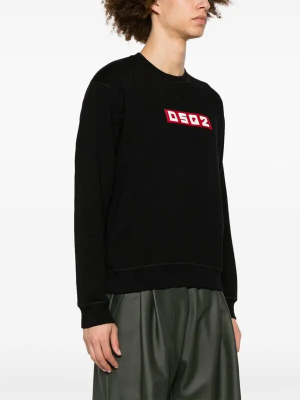 Dsquared2 Logo-patch Cotton Sweatshirt