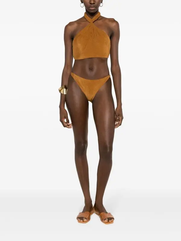 LENNY NIEMEYER Twisted Halterneck Bikini Top