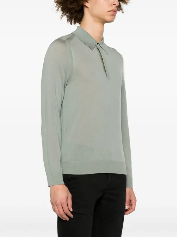 Paul Smith Polo-collar Merino Jumper