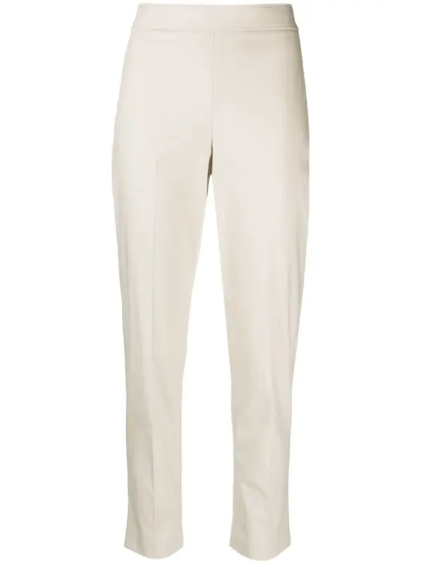 Brunello Cucinelli High-waisted Cropped Trousers