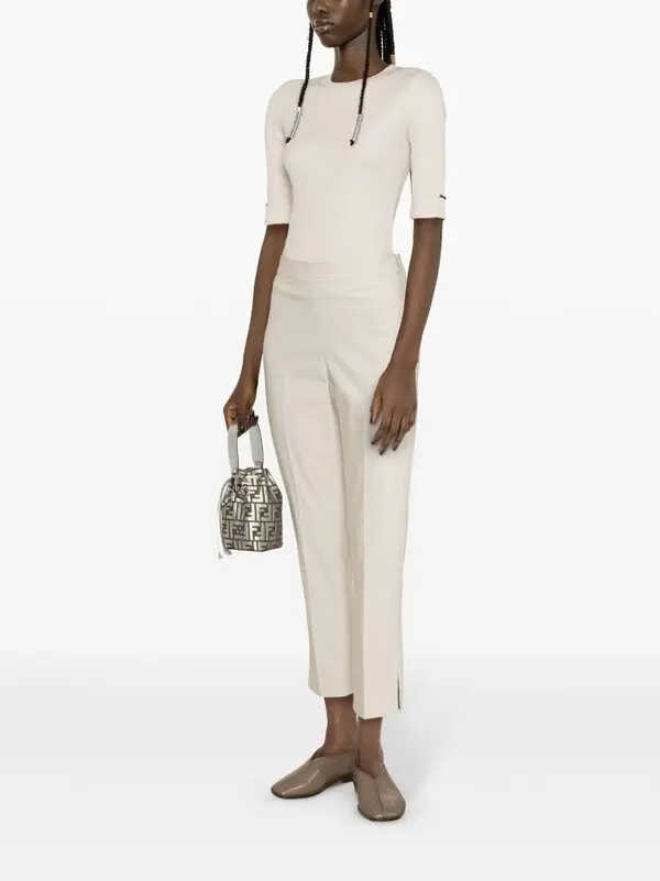 Brunello Cucinelli High-waisted Cropped Trousers