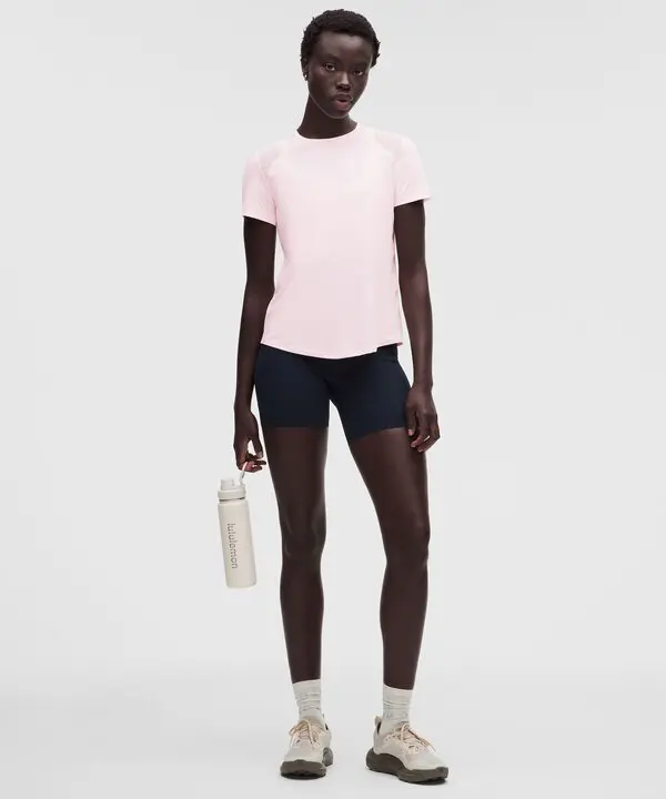 Lululemon Sculpt Short-sleeve T-shirt - Pink Pearl