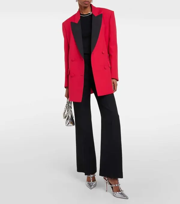 Valentino Garavani Embellished Virgin Wool Top