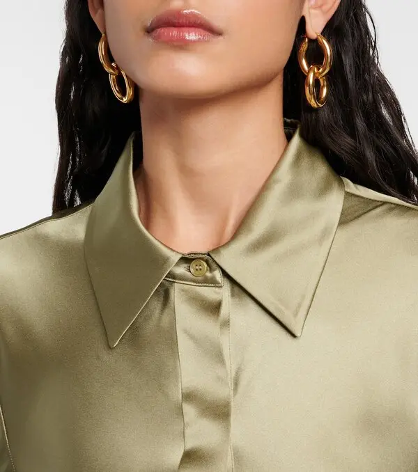 JOSEPH Brunel Silk Satin Blouse
