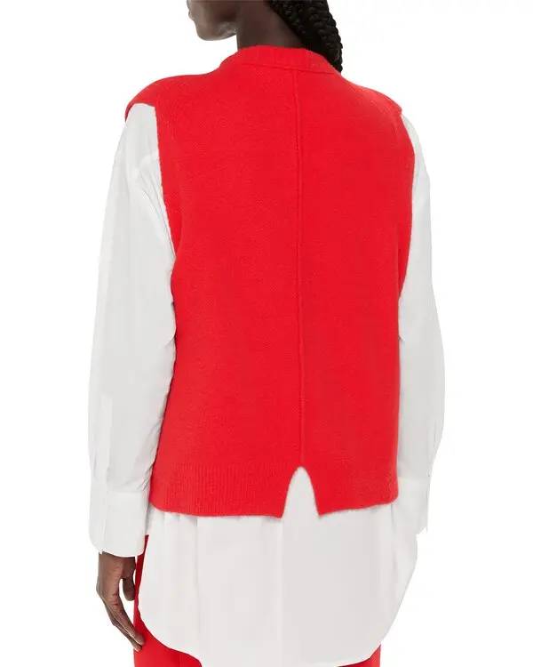 Whistles Textured Rib Knit Vest