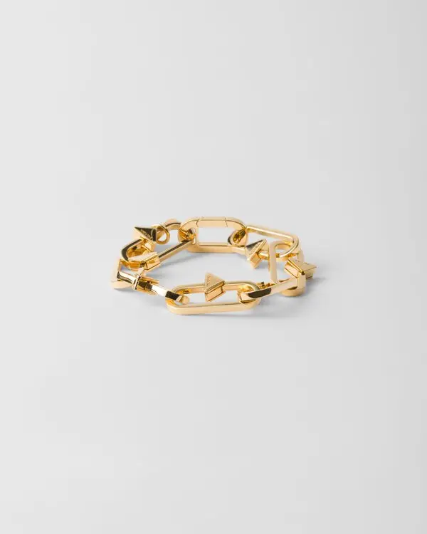 Prada Metal Link Bracelet - Gold