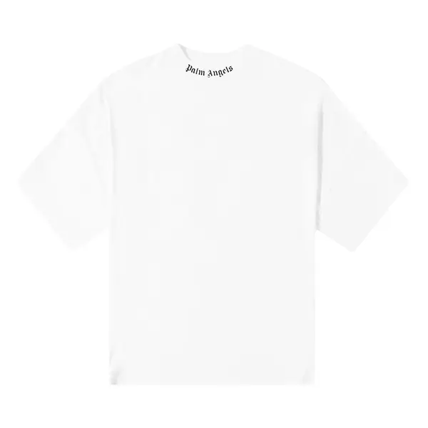 Palm Angels Classic Logo Over Tee /black - White