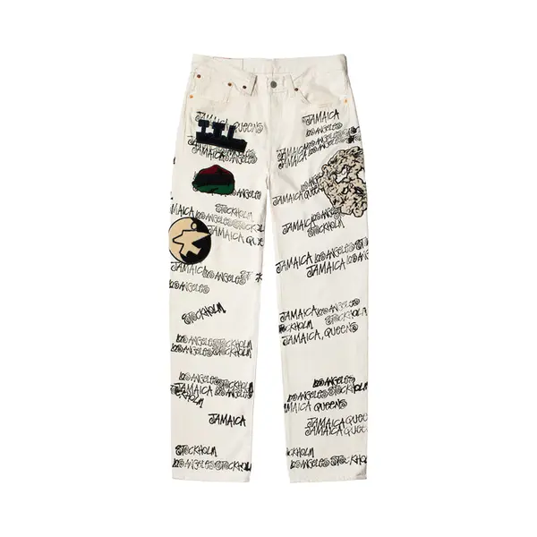 StÜssy X Denim Tears X Our Legacy Ttl 501 Jean - White