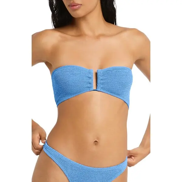Bond Eye Blake U-bar Bandeau Bikini Top - Azure