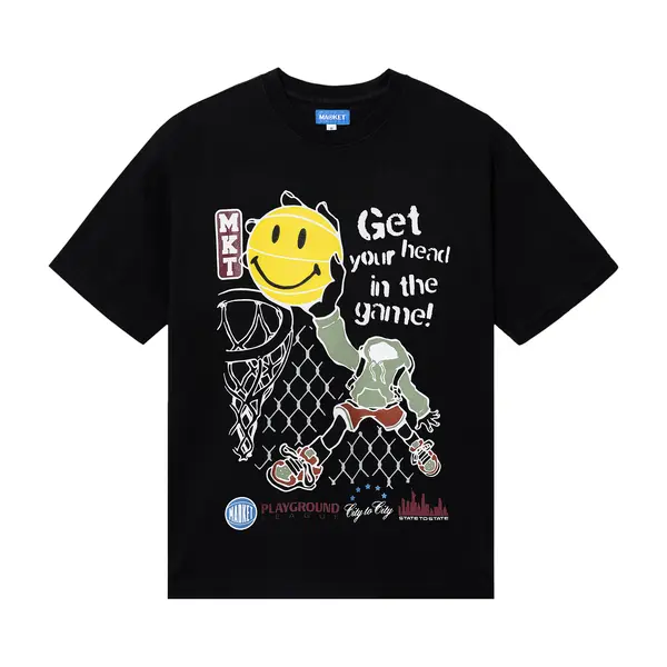MARKET Smiley Head In The Game T-shirt