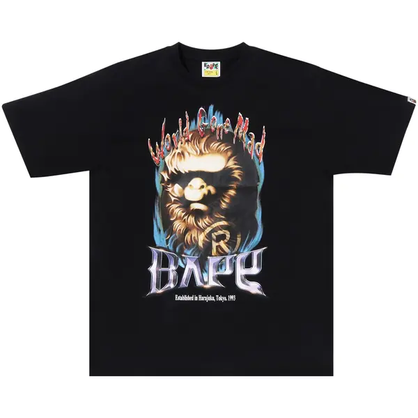 A BATHING APE Ape Head Tee - Black