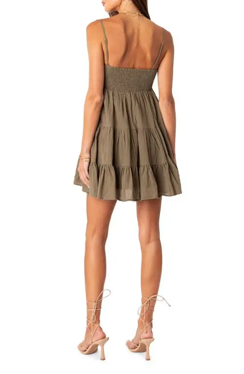 EDIKTED Tiered Babydoll Dress
