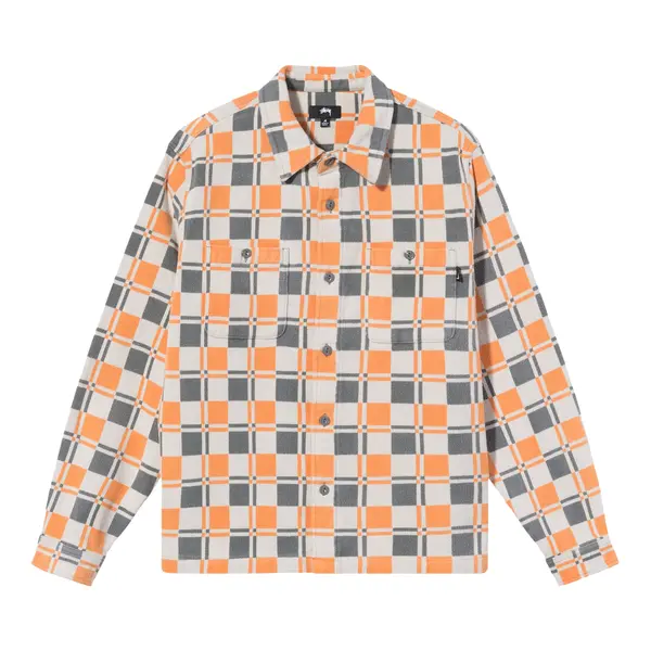 StÜssy Brent Plaid Long-sleeve Shirt