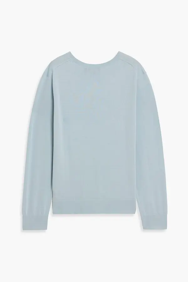 Theory Wool Sweater - Sky Blue