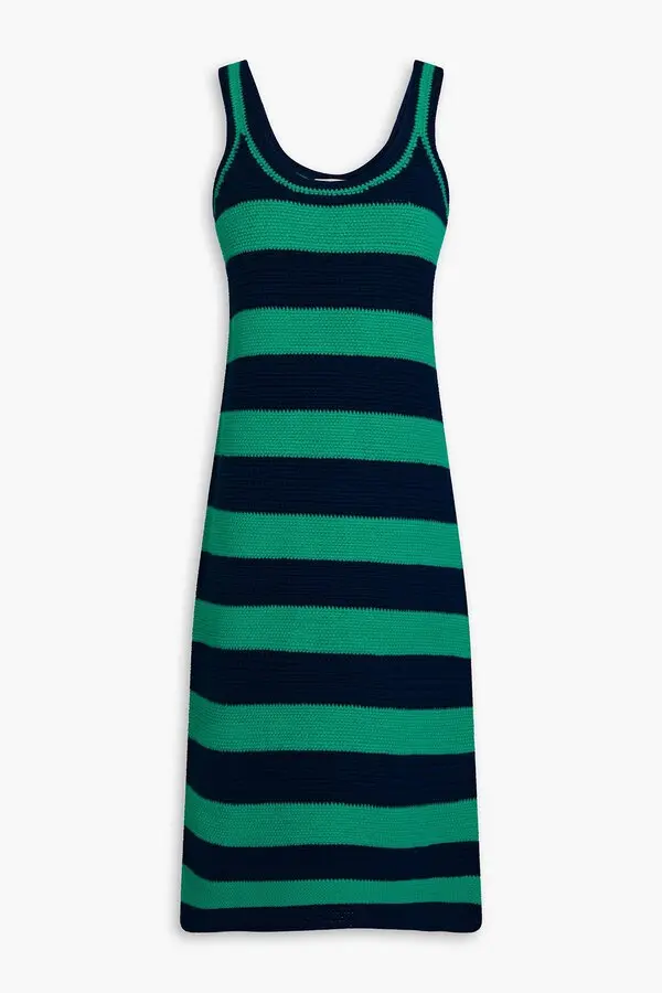 Zimmermann Striped Cotton Midi Dress