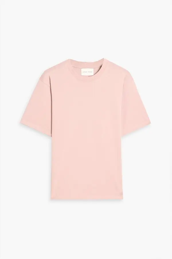 Loulou De Saison Telanto Pima Cottonjersey Tshirt - Antique Rose