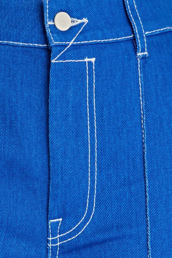Zimmermann Embroidered High-rise Flared Jeans
