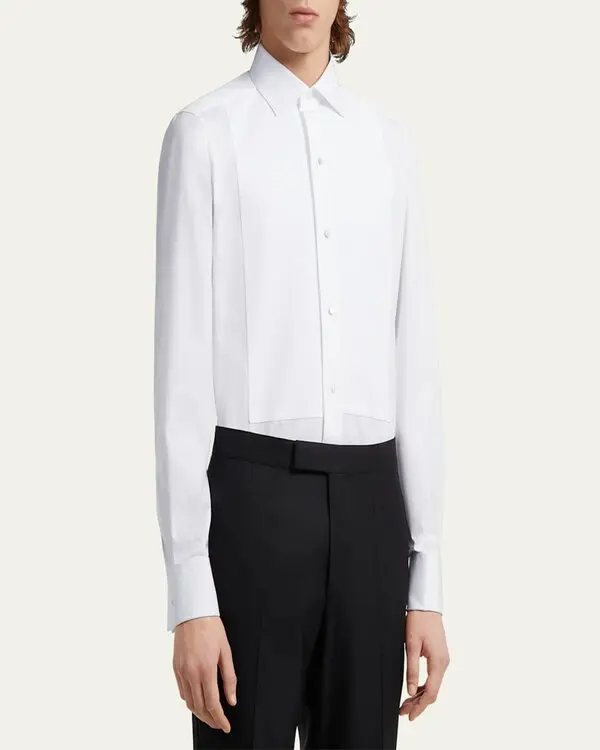 Zegna Formal Piquet Evening Shirt