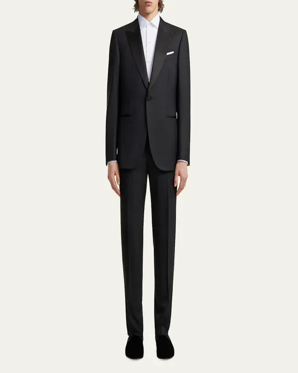 Zegna Formal Piquet Evening Shirt